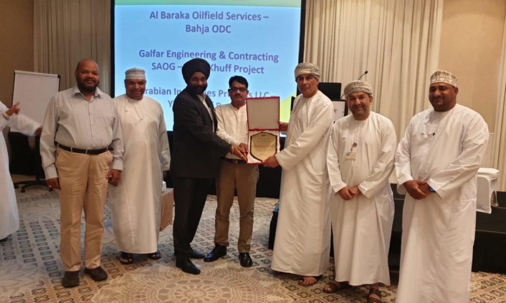 Galfar gets PDO honour for Yibal Khuff Project - OERLive